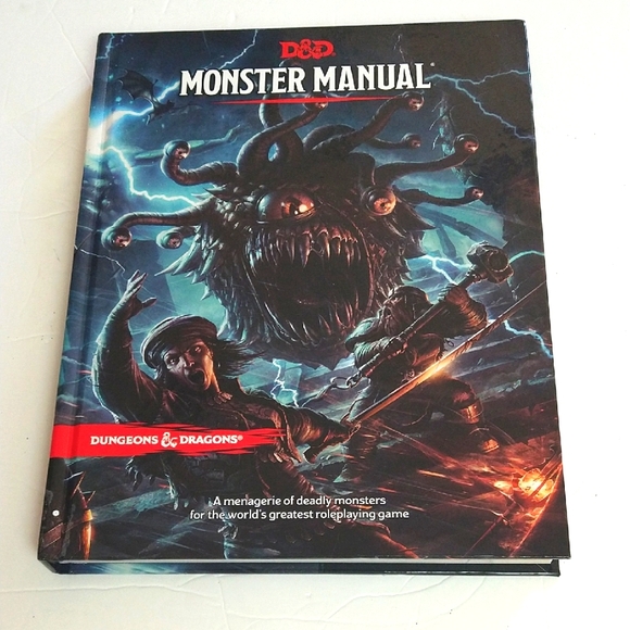 Dungeons & Dragons | Games | Dungeons Dragons Dd Monster Manual Roleplaying Game Hardcover Book ...